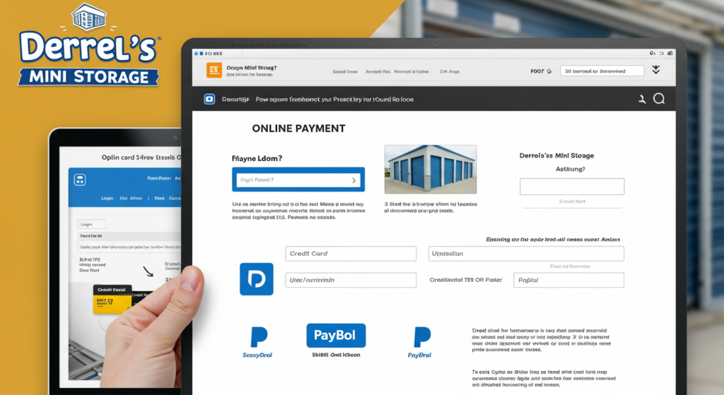 How to Make a Online Payment at Derrel’s Mini Storage