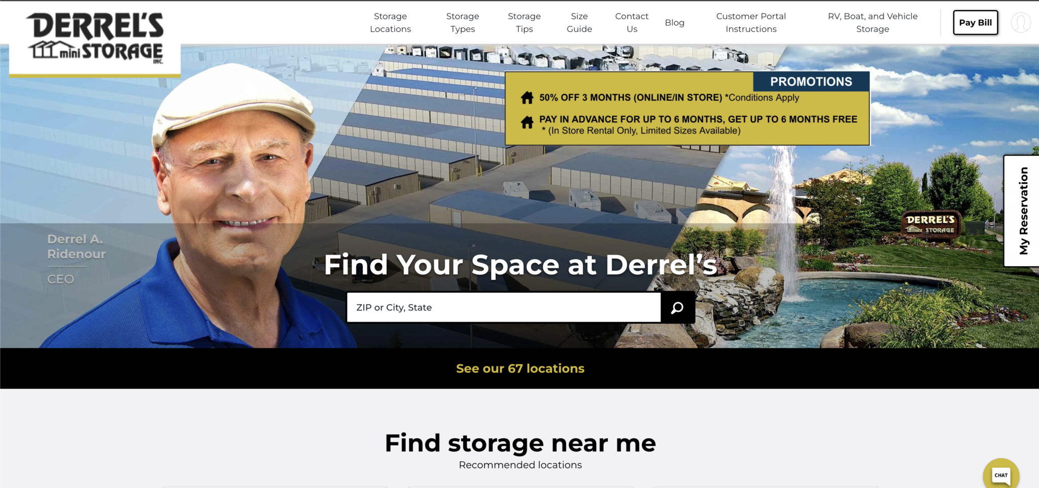 How to Make a Online Payment at Derrel’s Mini Storage